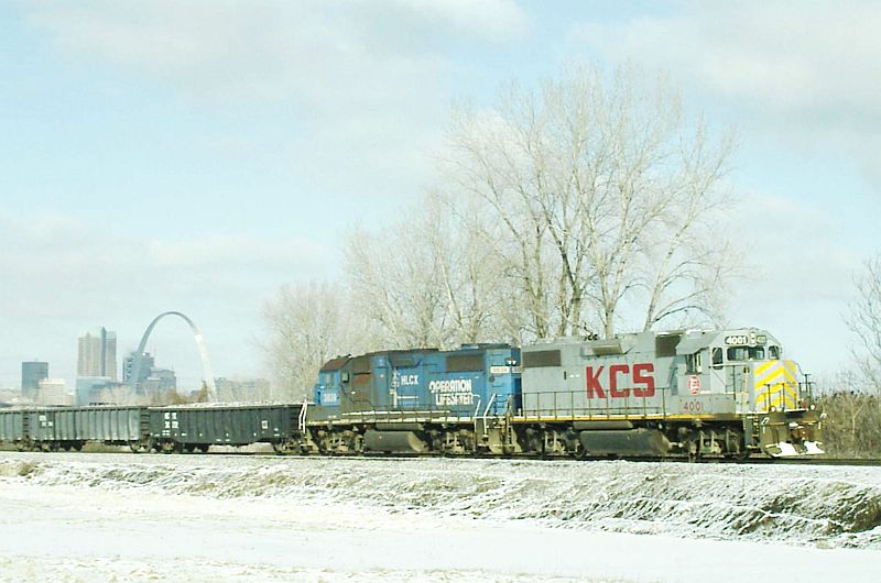 KCS 4001 and HLCX 3839
